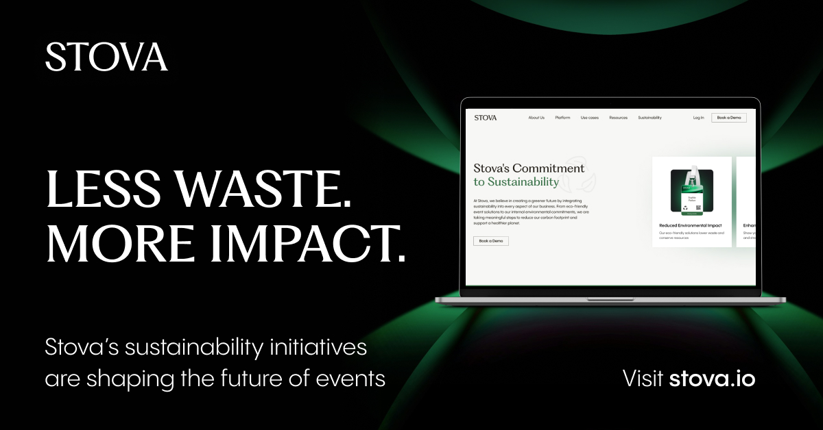 How Stova Helps Events Go Green with Smart Badging - Stova