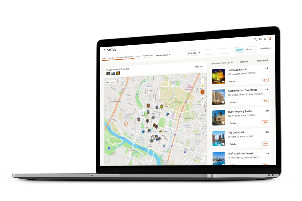 Event Venue Sourcing - Stova